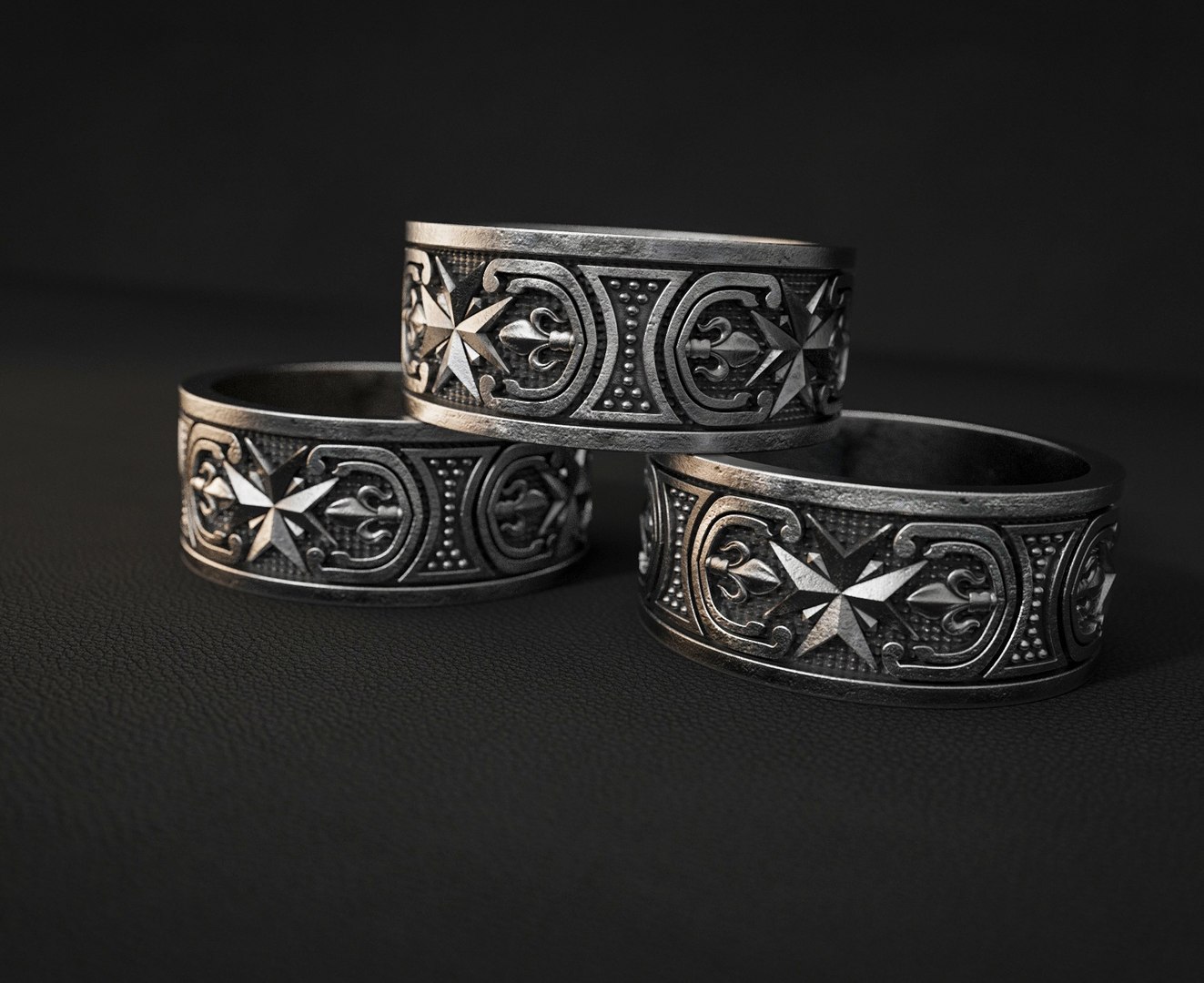 3D jewelry ring pattern - TurboSquid 1624704