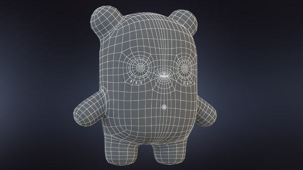3D модель Мультфильм милый монстр - TurboSquid 1624687