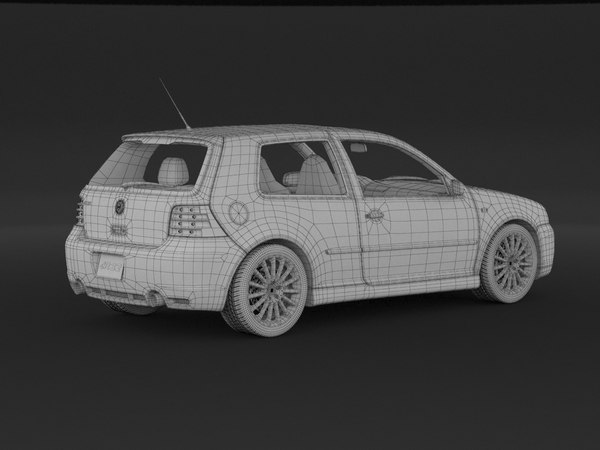 3D volkswagen golf 4 r32 model - TurboSquid 1161818