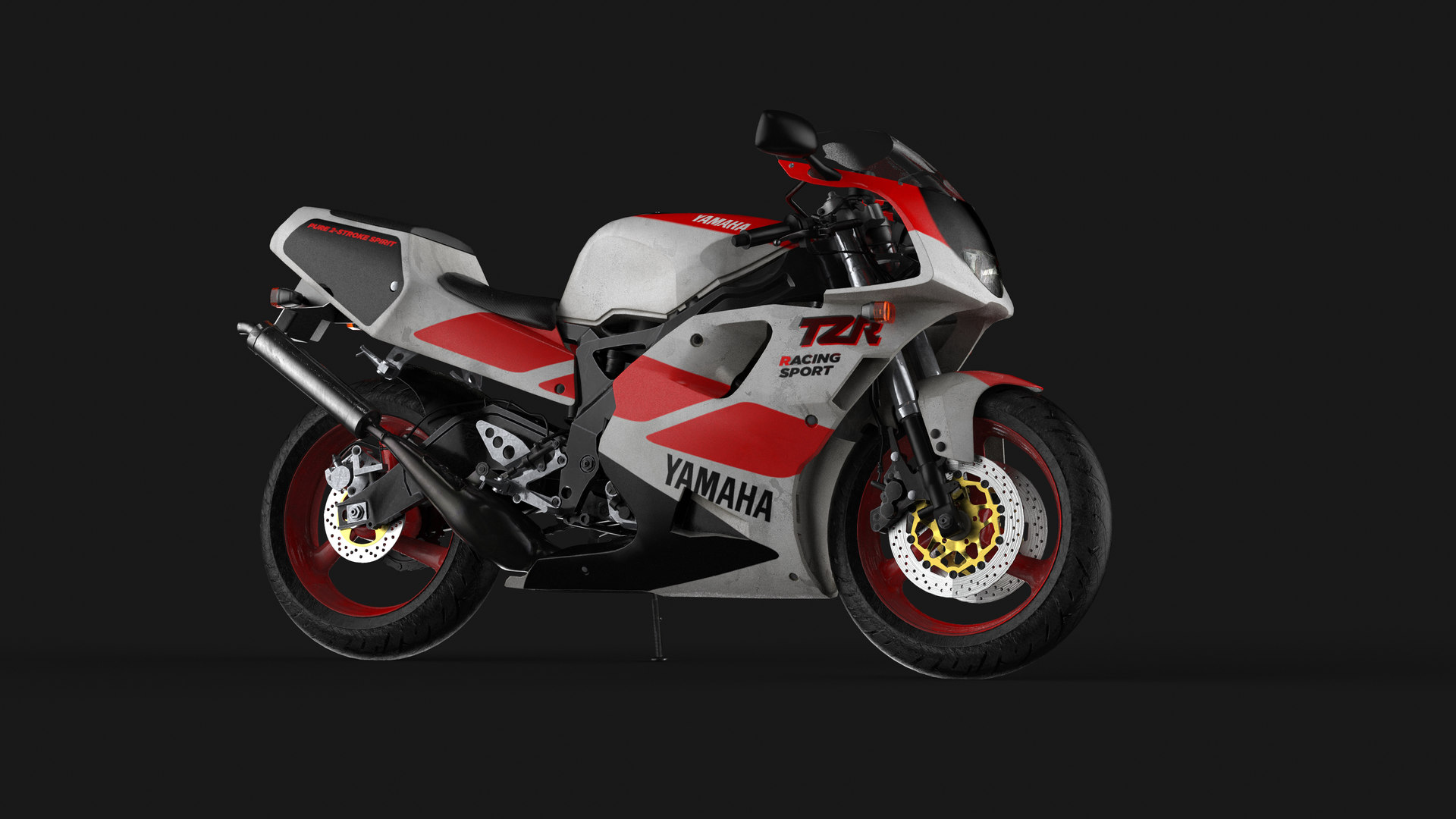 Yamaha tzr 250 3D model - TurboSquid 1624743