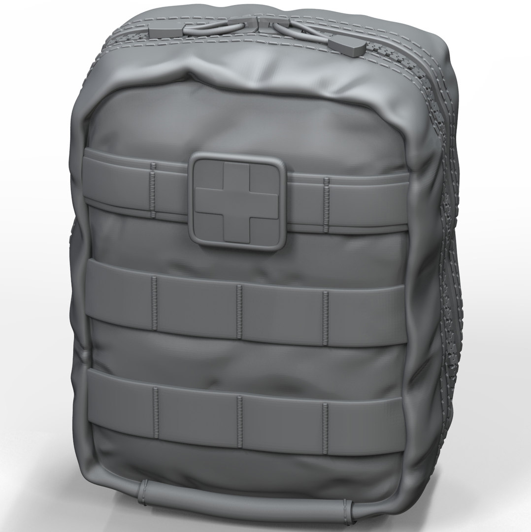 3D medical pouch model - TurboSquid 1624775