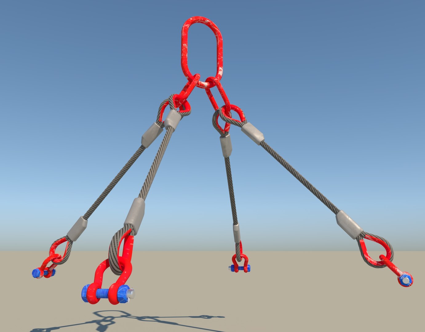 3D wire rope - TurboSquid 1625032
