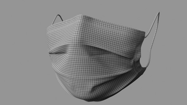 Surgical mask 3D model - TurboSquid 1625101