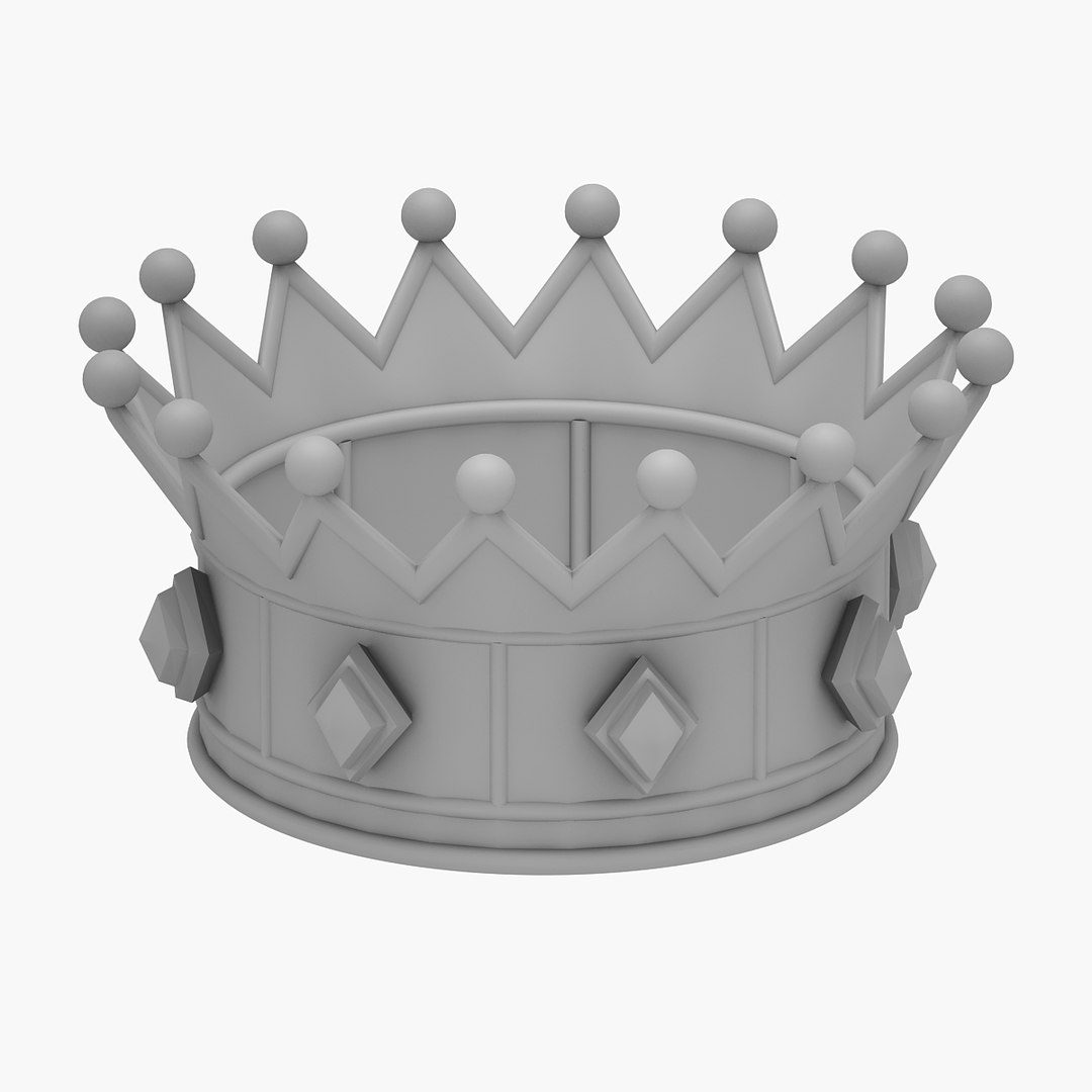 3D model crown queen print - TurboSquid 1625143