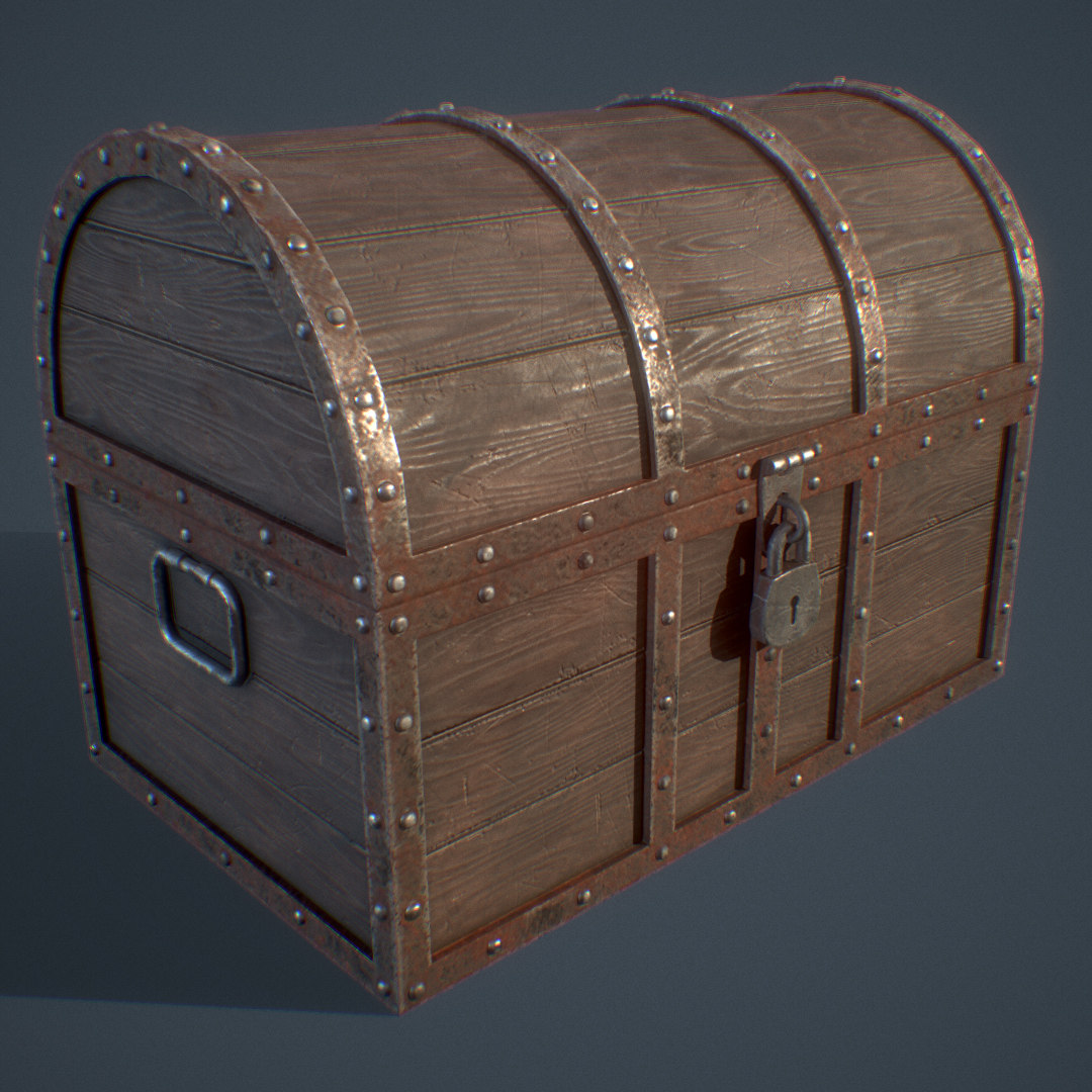 3D treasure chest model - TurboSquid 1625152
