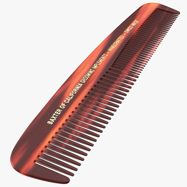 Baxter of California Pocket Comb Brown3D模型 - TurboSquid 1625253