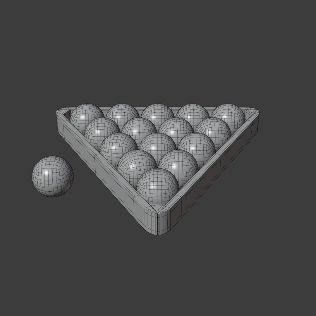 3D model wood pool triangle - TurboSquid 1625302