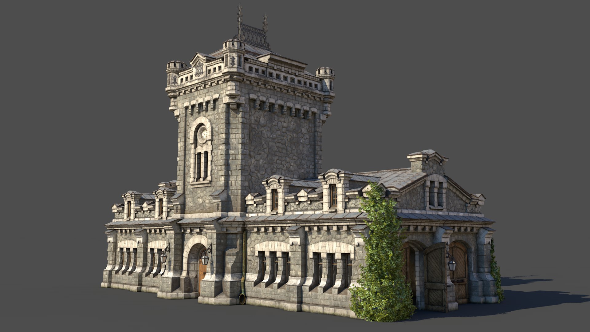 3D medieval warehouse model - TurboSquid 1625462