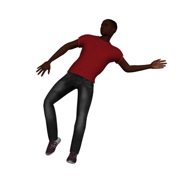 Black male character 3D model - TurboSquid 1625361
