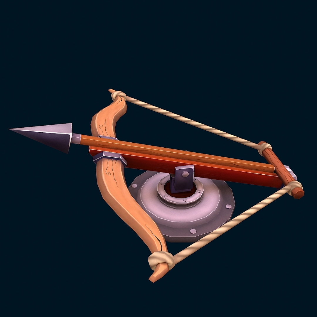 Stilisierte Ballisten 3D-Modell - TurboSquid 1625446