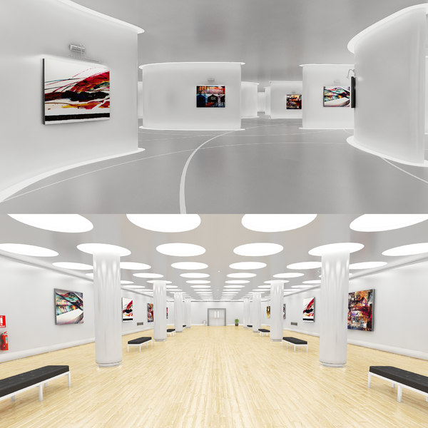 Art Gallery 3D Models for Download | TurboSquid