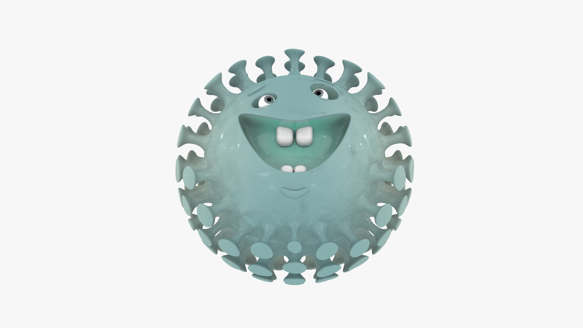 3D bacteria character bacterium - TurboSquid 1625577