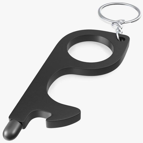 Touch tool keychain black 3D - TurboSquid 1625856
