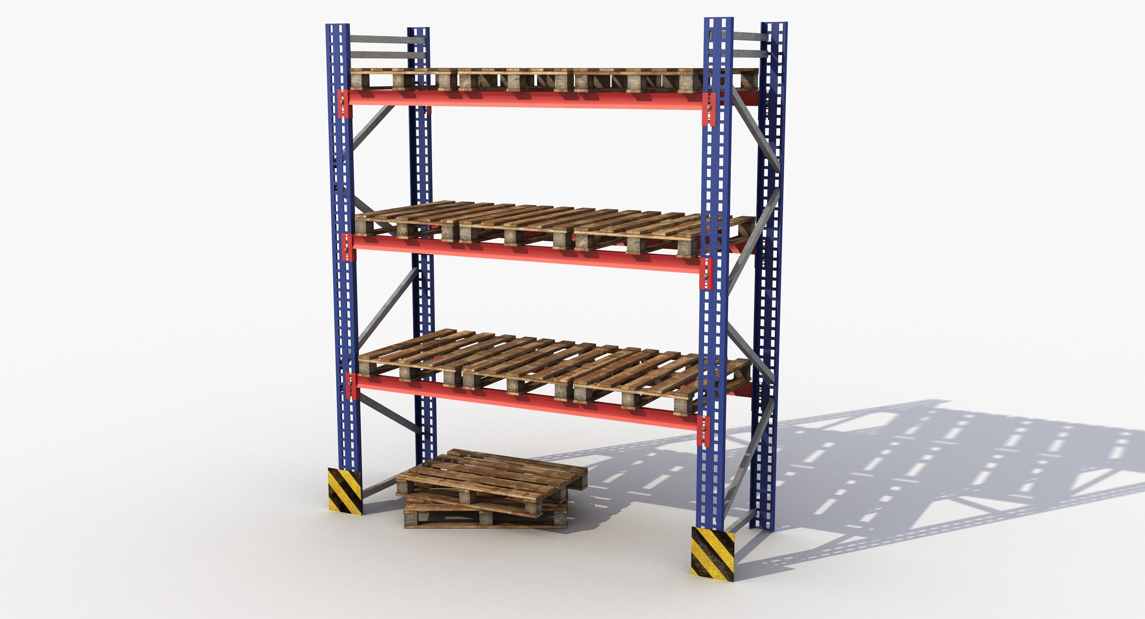 Racks de armazém 4 Modelo 3D - TurboSquid 1625768