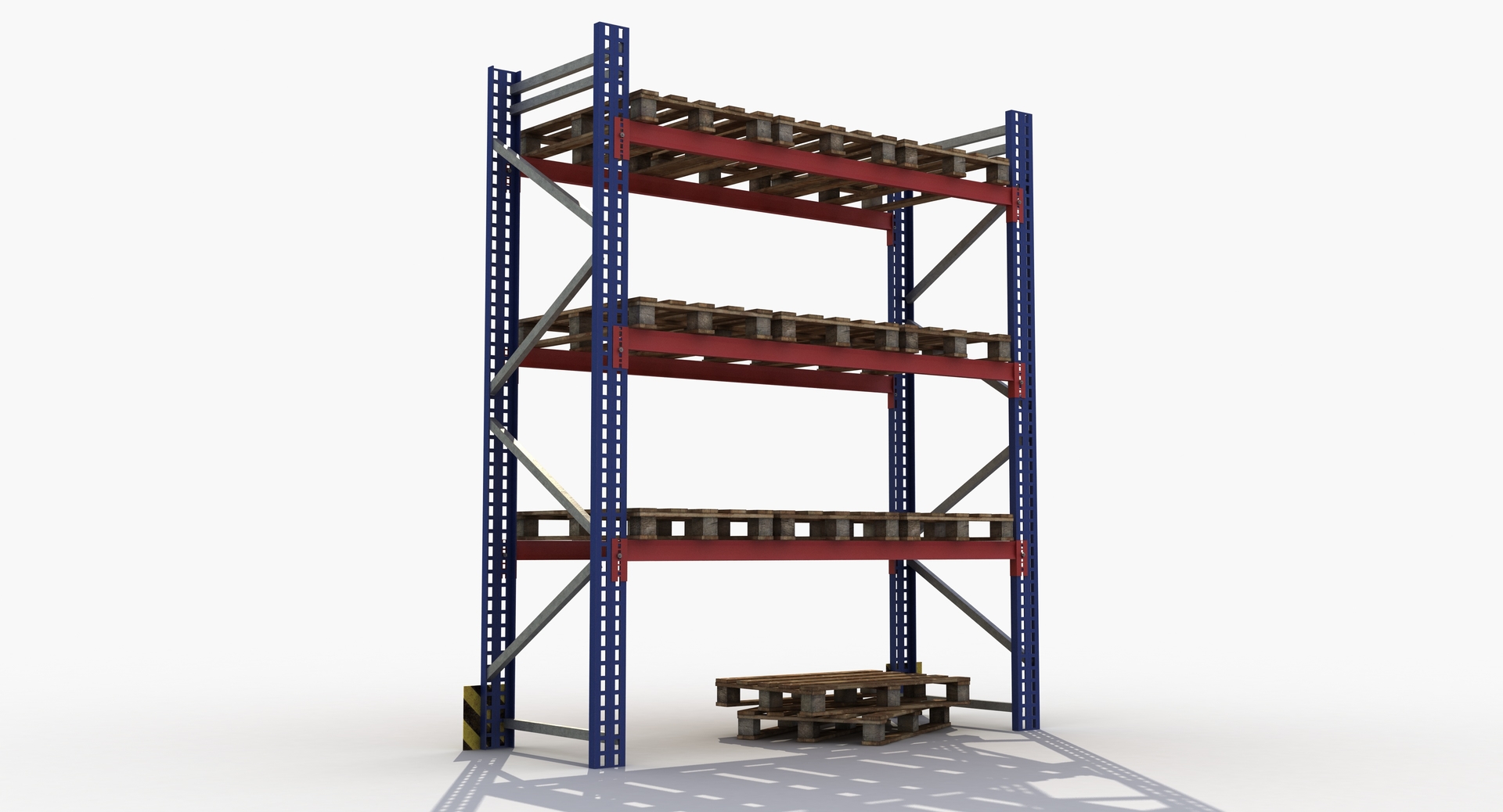Warehouse rack 3D model - TurboSquid 1625768