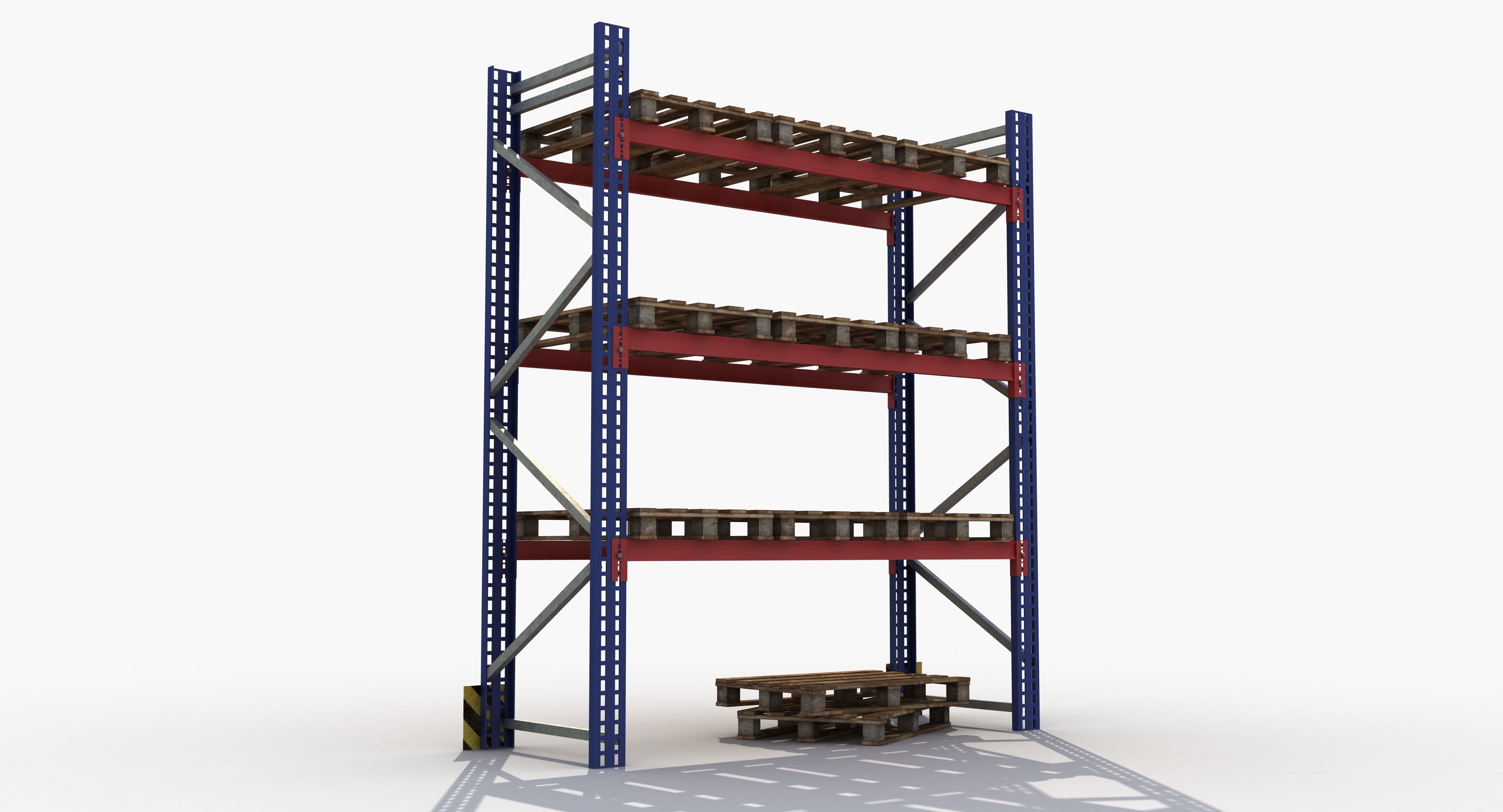 Racks de armazém 4 Modelo 3D - TurboSquid 1625768