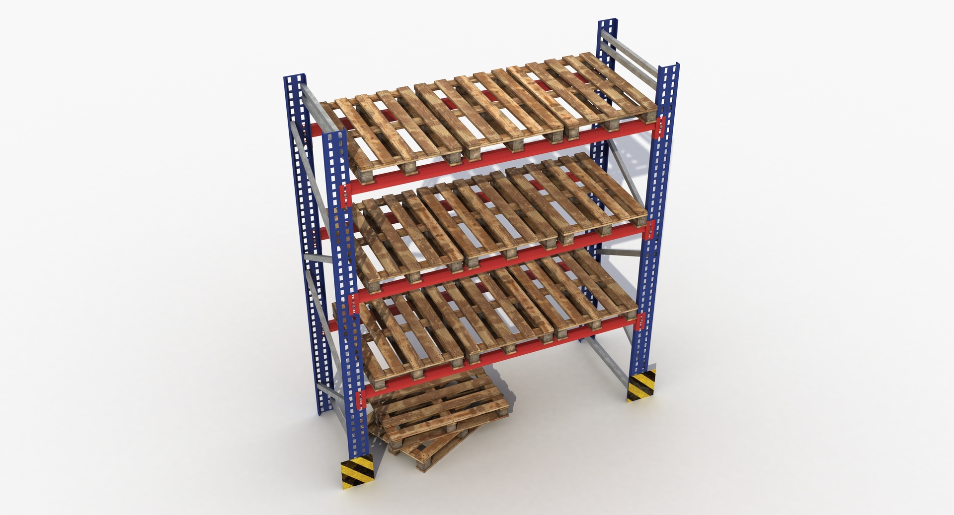 Racks de armazém 4 Modelo 3D - TurboSquid 1625768