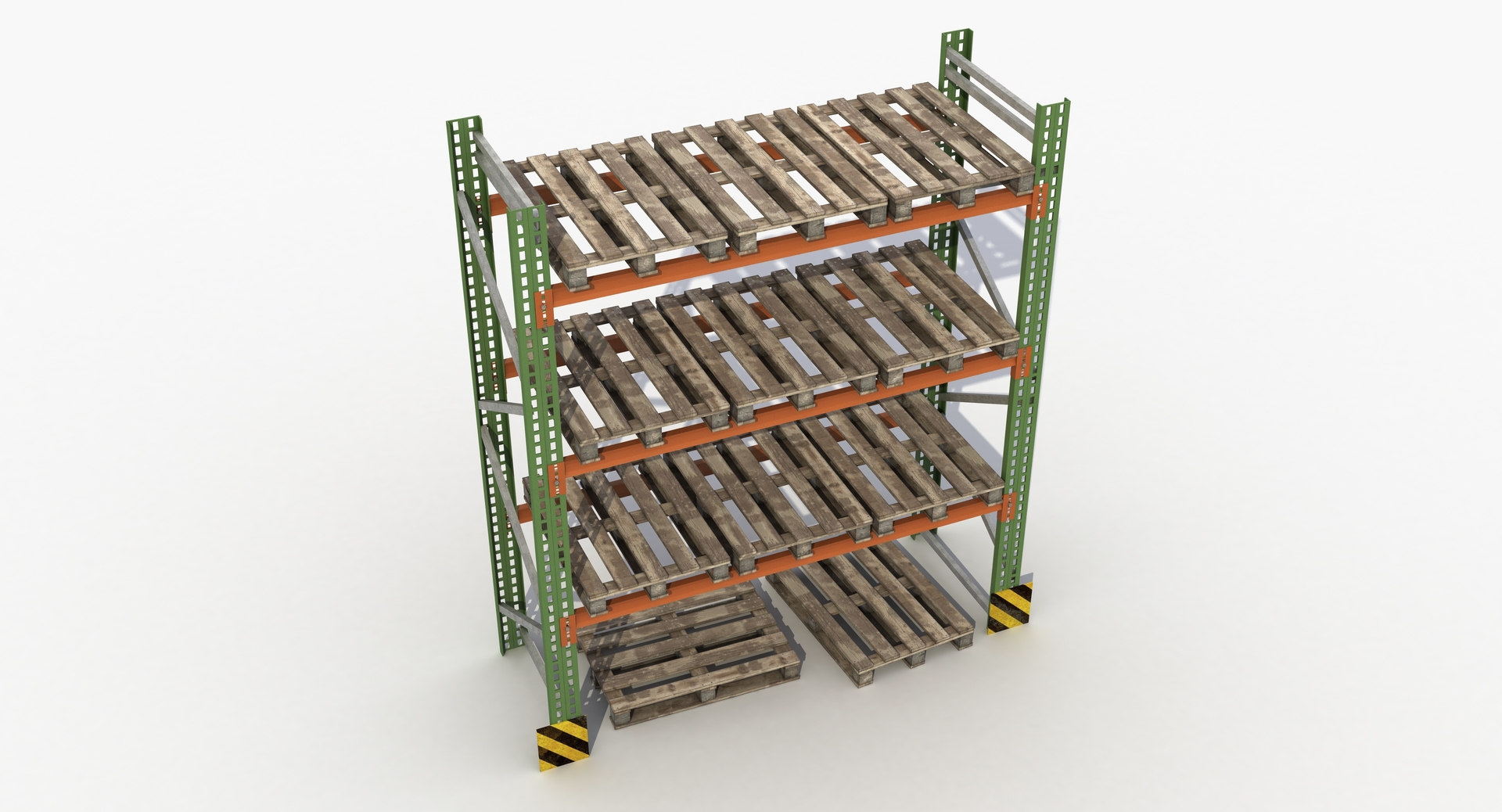 Warehouse rack 3D model - TurboSquid 1625795