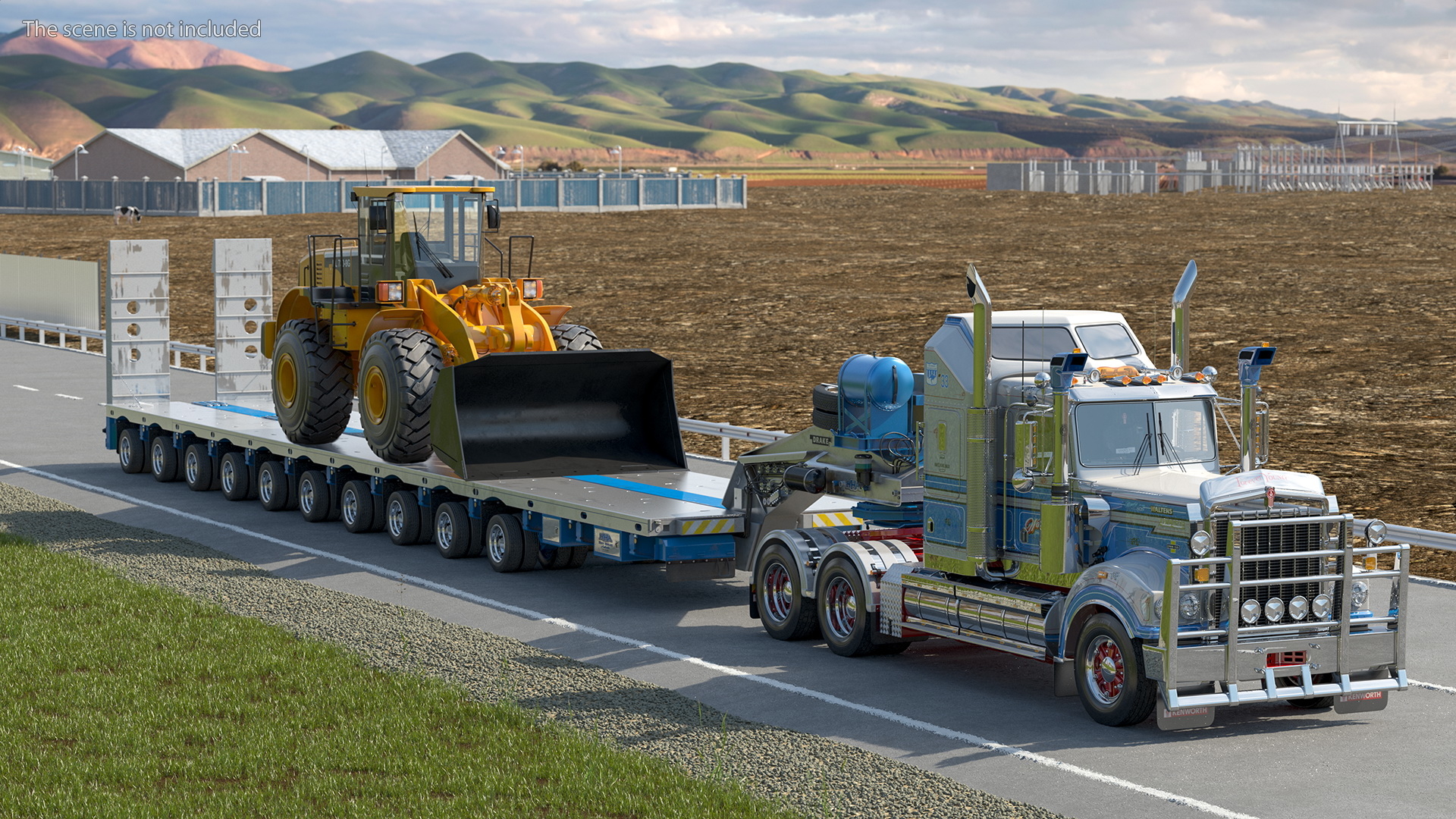 3D t900 drake steerable trailer - TurboSquid 1625868