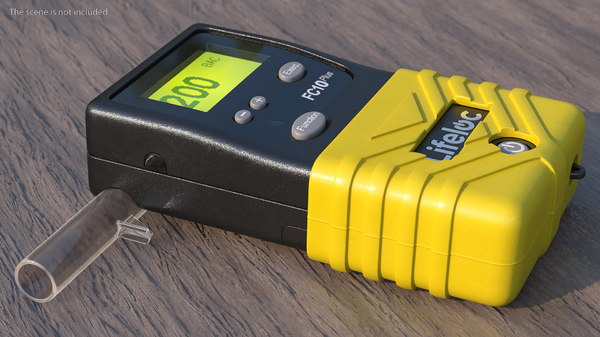Lifeloc fc10 breathalyzer bac 3D - TurboSquid 1626371