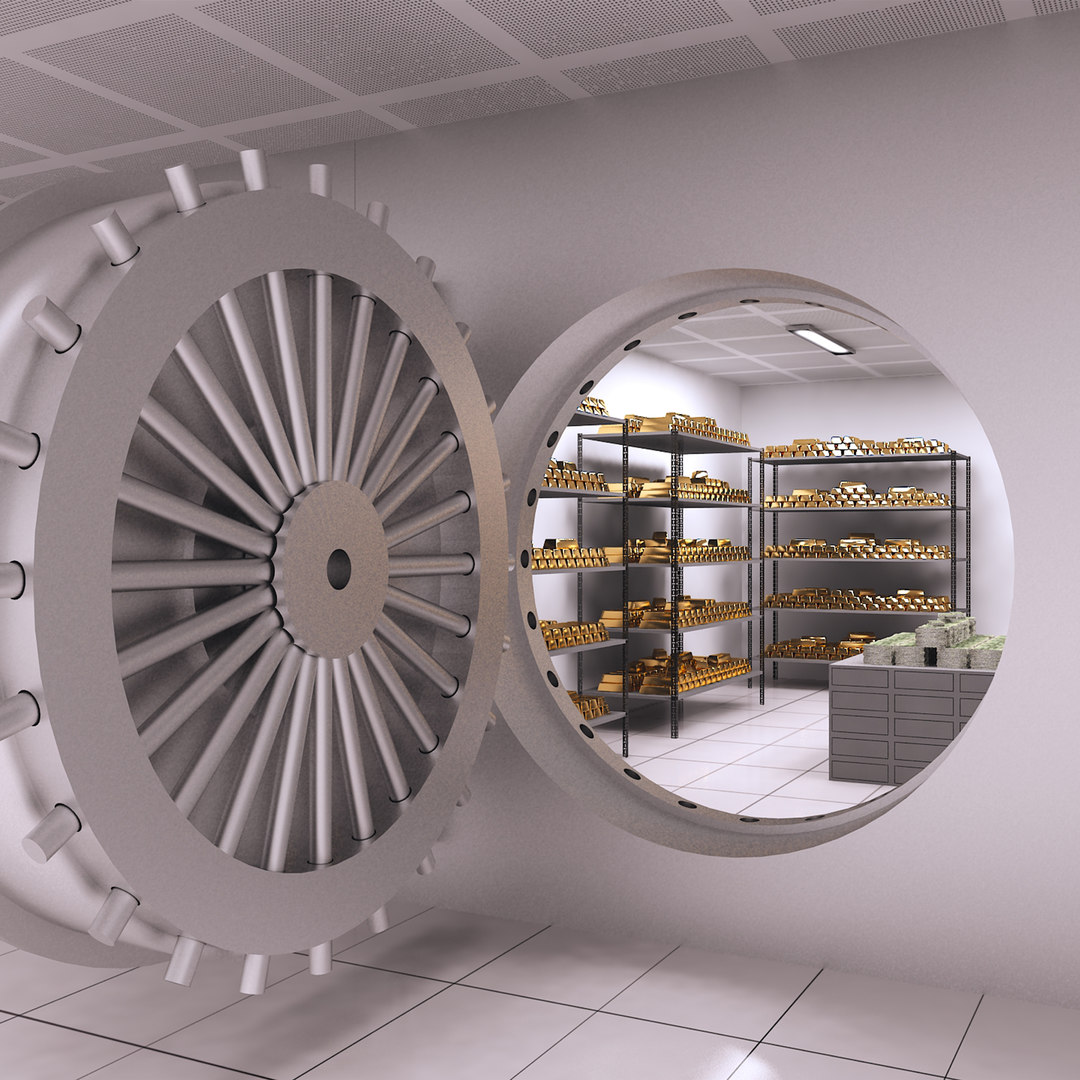 3D bank vault model - TurboSquid 1626156