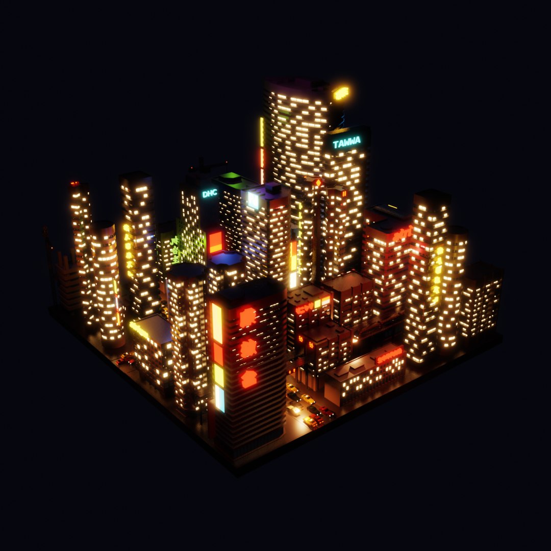 Lighting towers 3D model - TurboSquid 1617567