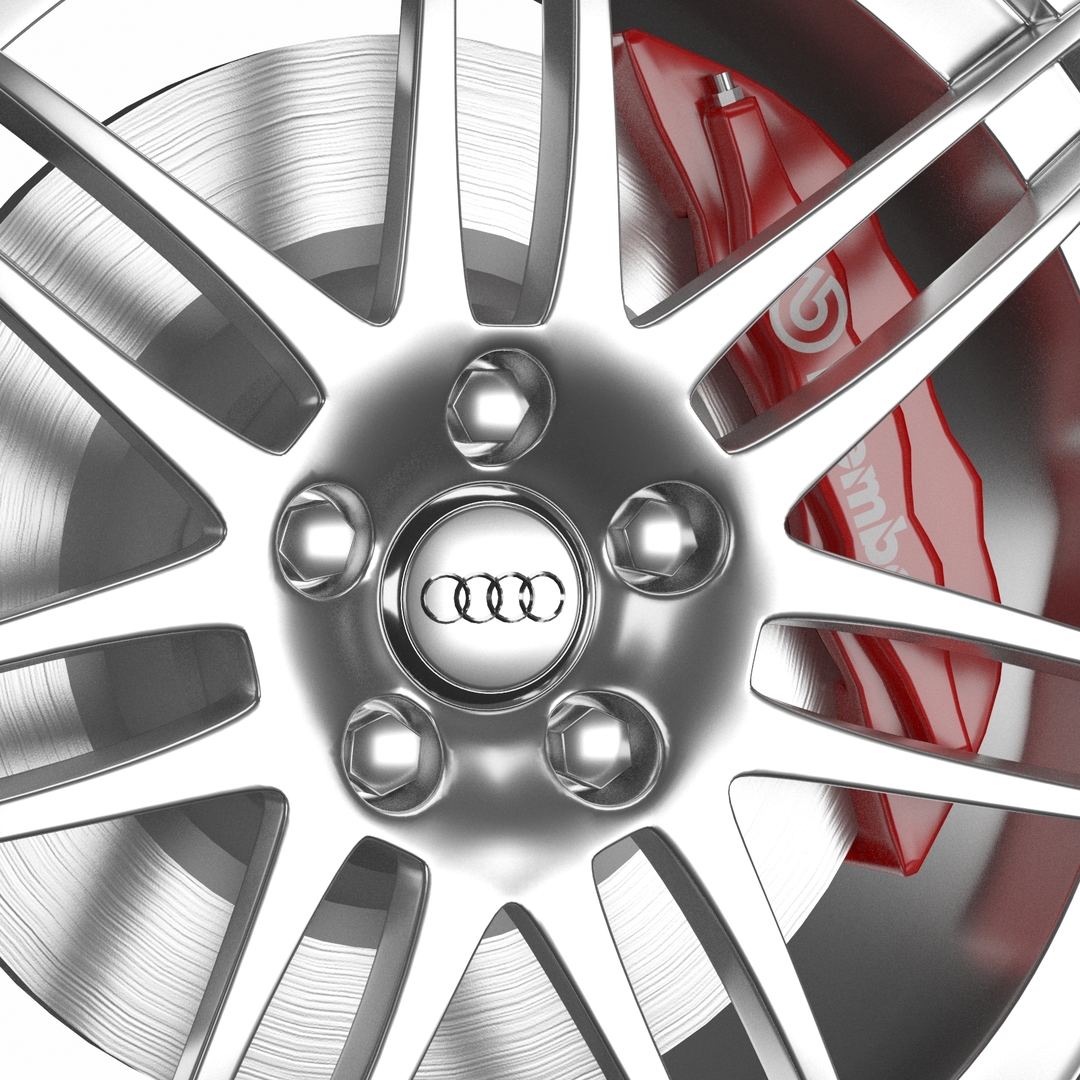 3D model audi rim tire - TurboSquid 1626293