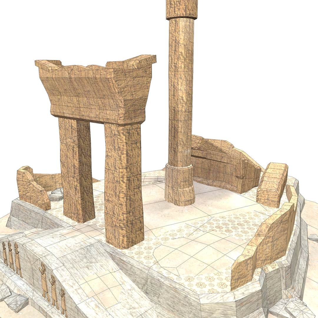 3D persian buildings - model - TurboSquid 1626608
