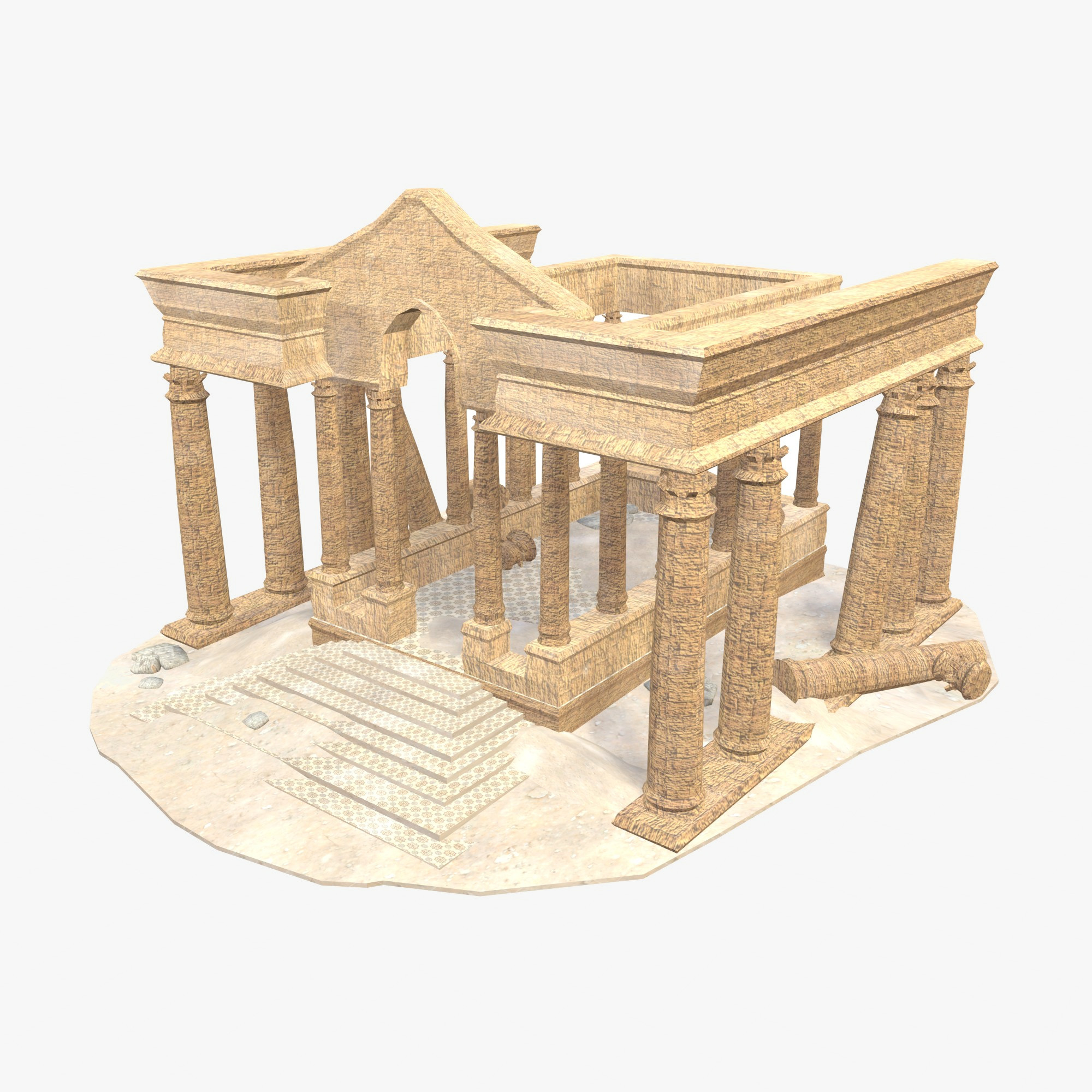 3D persian buildings - model - TurboSquid 1626608