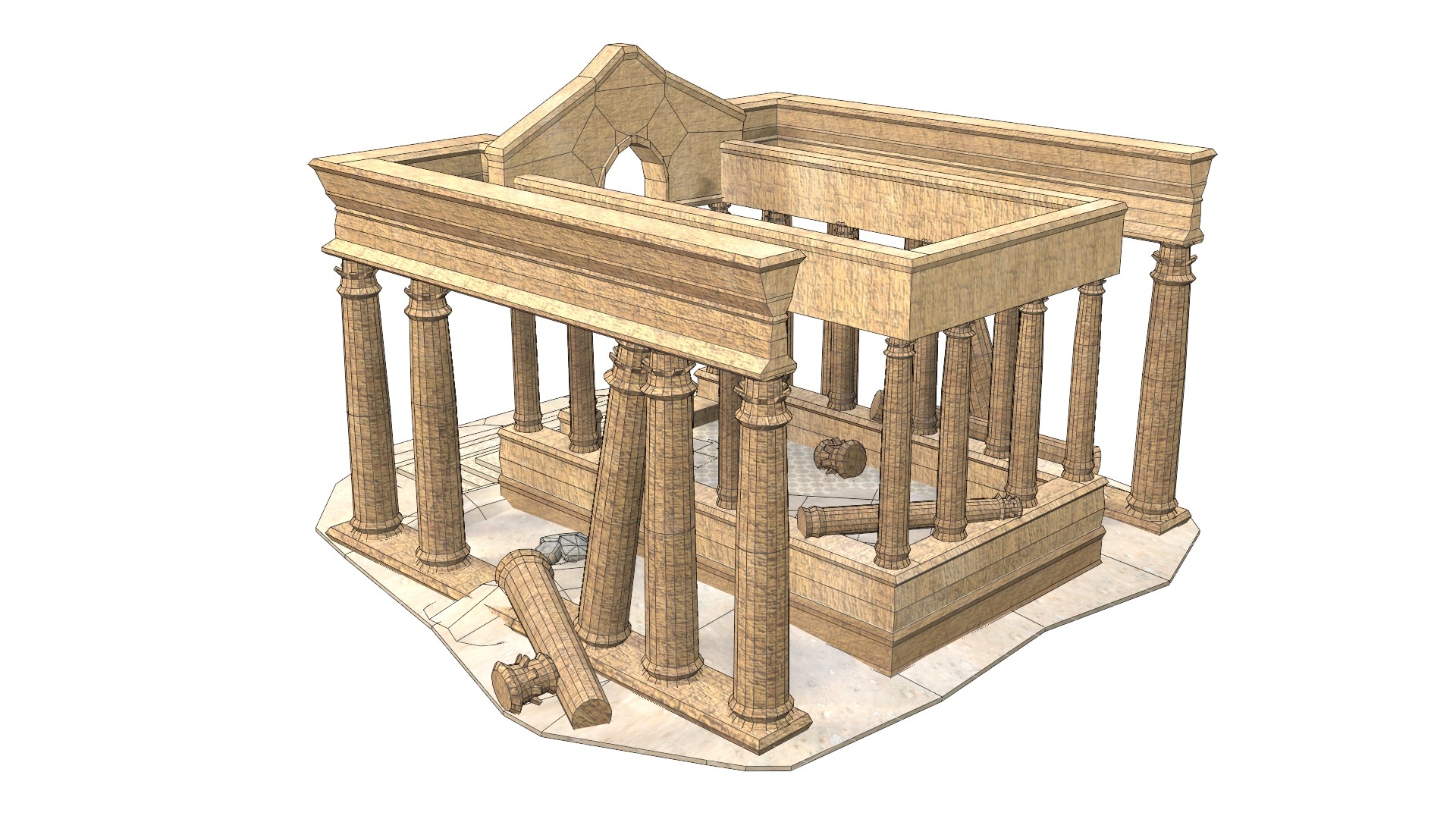 3D persian buildings - model - TurboSquid 1626608