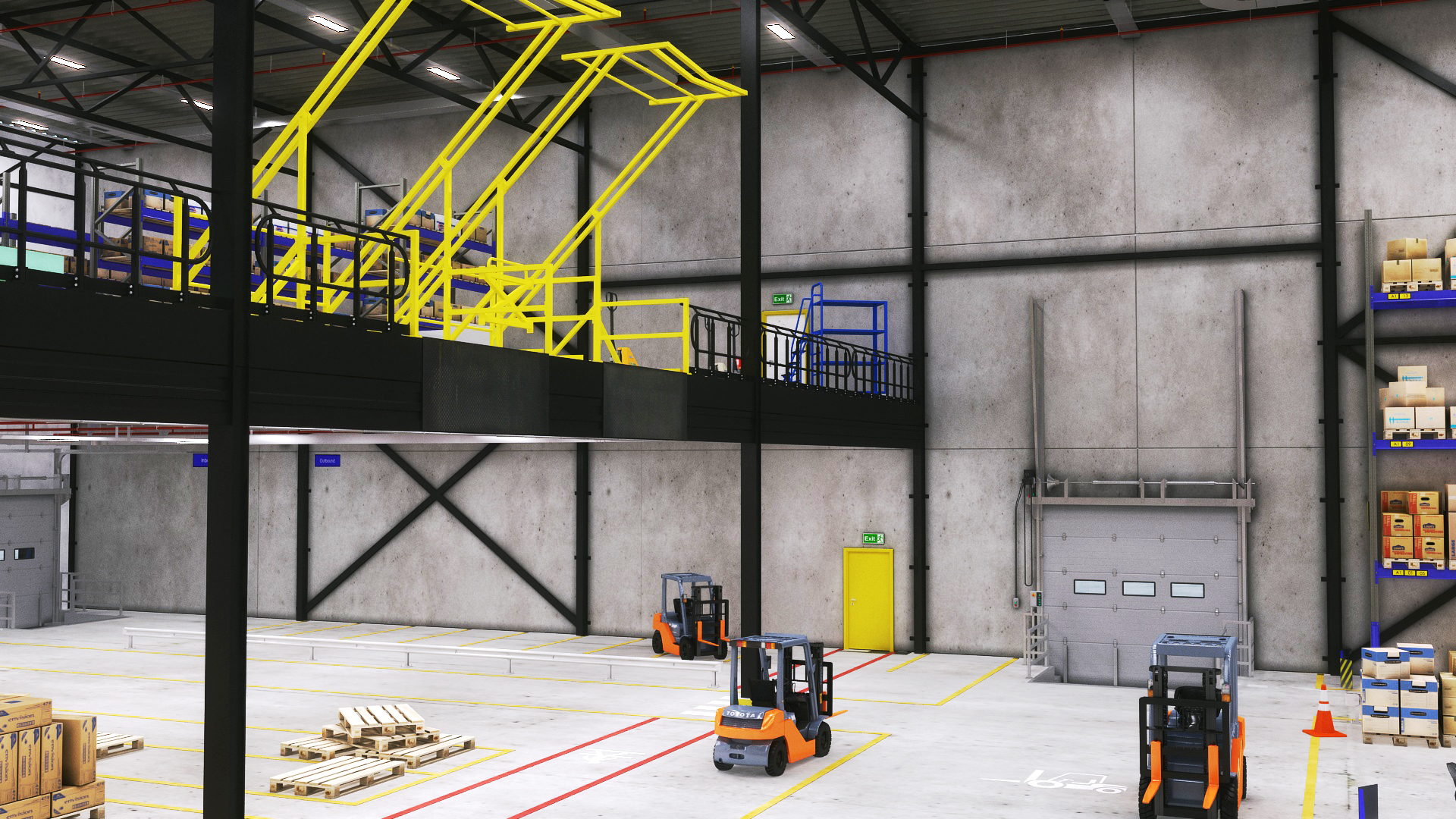 3D warehouse scene model - TurboSquid 1626616