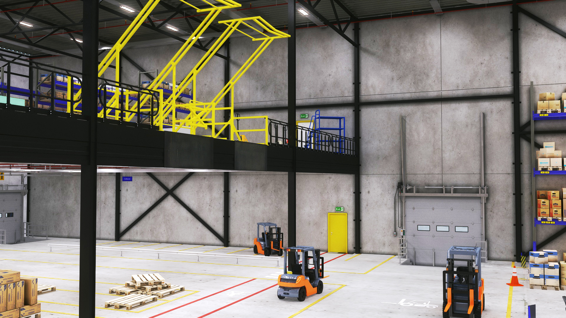 3D warehouse scene model - TurboSquid 1626616