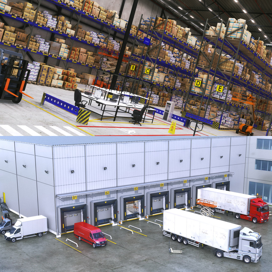 3D warehouse scene model - TurboSquid 1626616