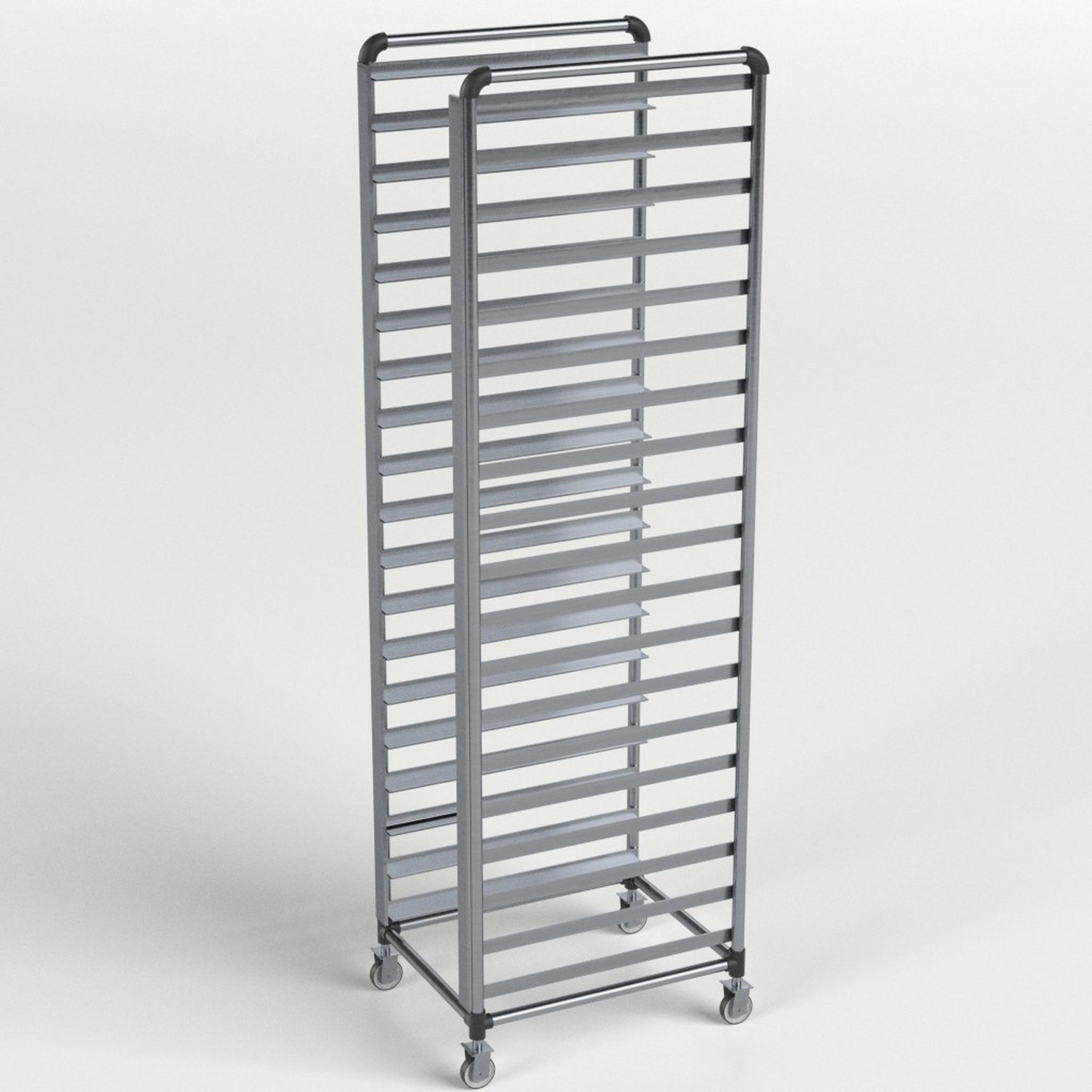 3D canteen tray trolley - TurboSquid 1626685