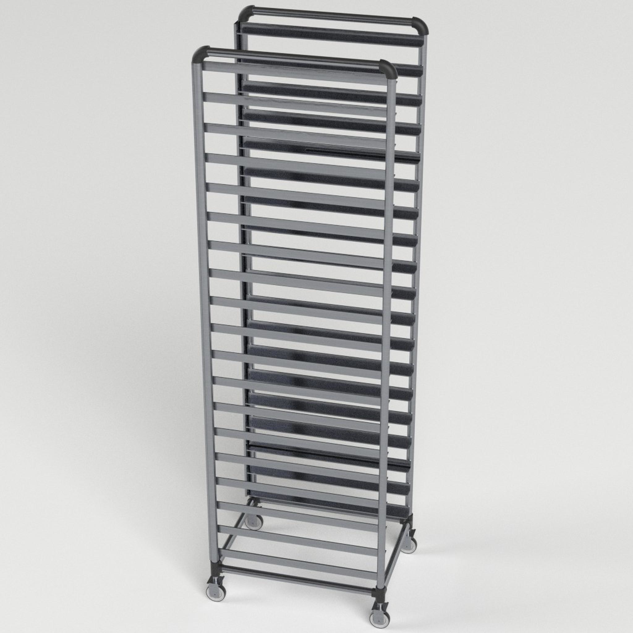 3D canteen tray trolley - TurboSquid 1626685