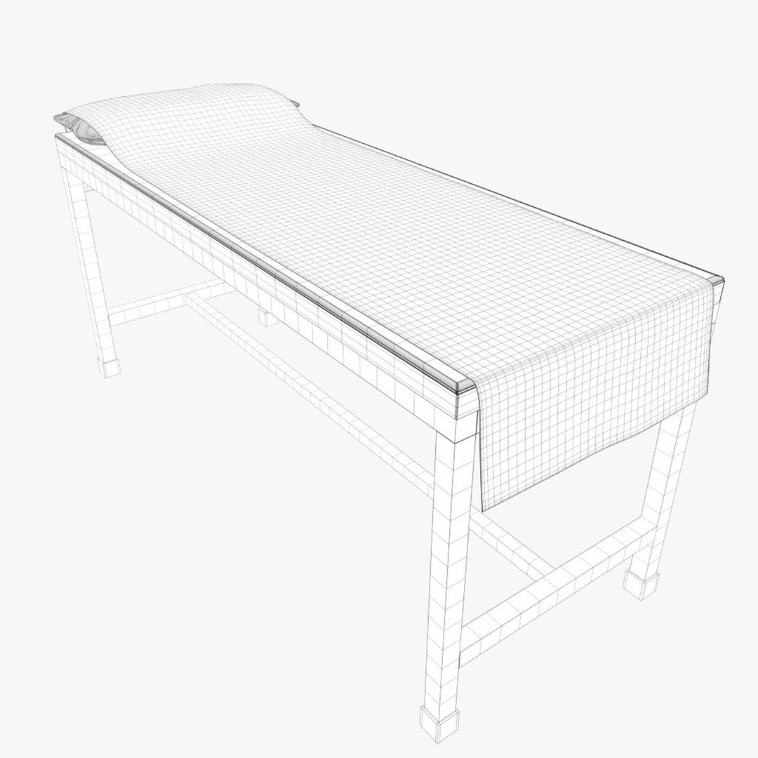 3D patient examination table 1 model - TurboSquid 1626688