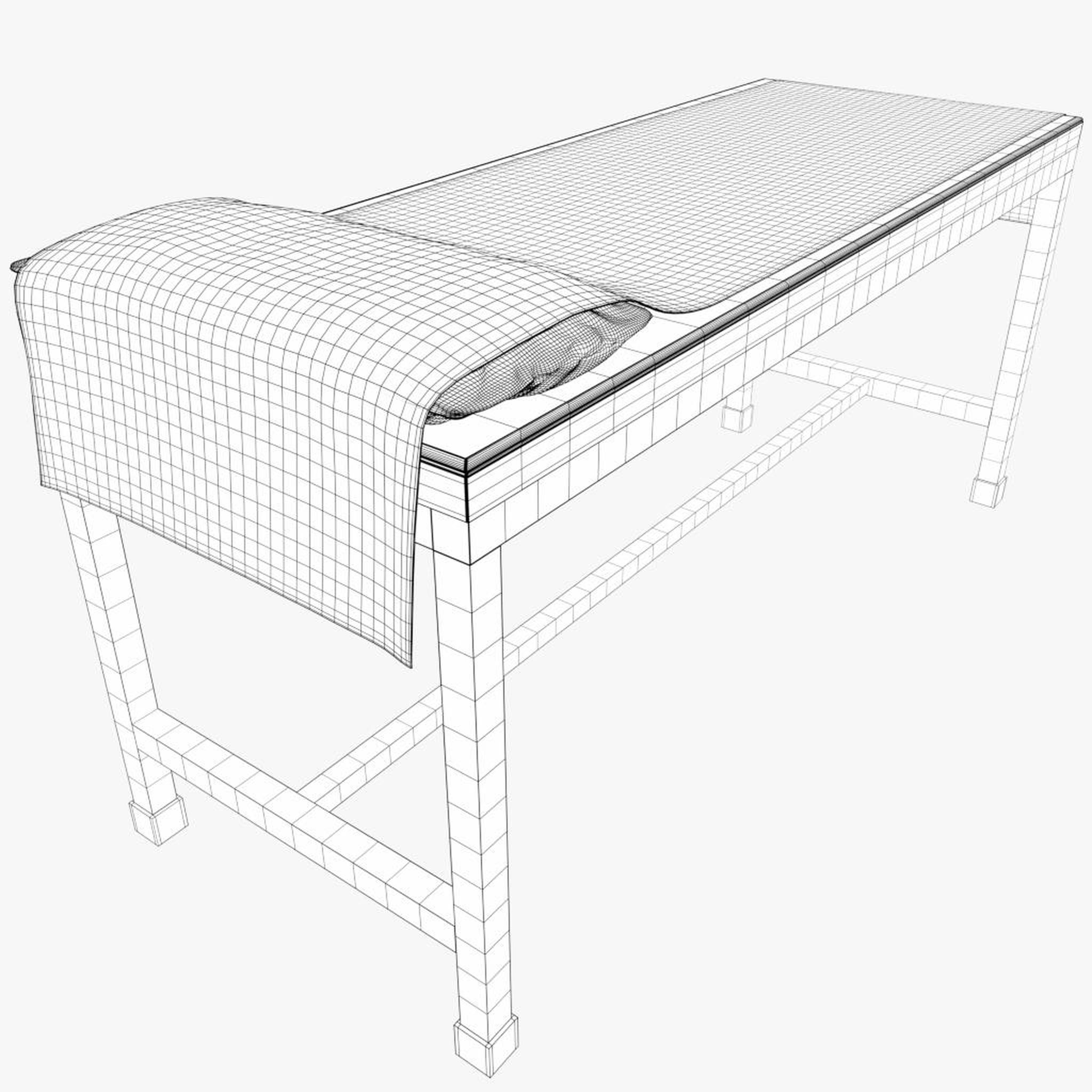 3D patient examination table 1 model - TurboSquid 1626688