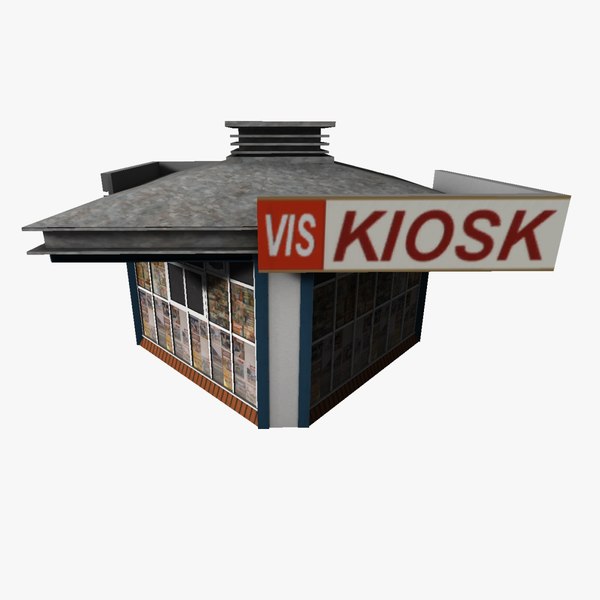 modelo 3d Quiosco - TurboSquid 1626727
