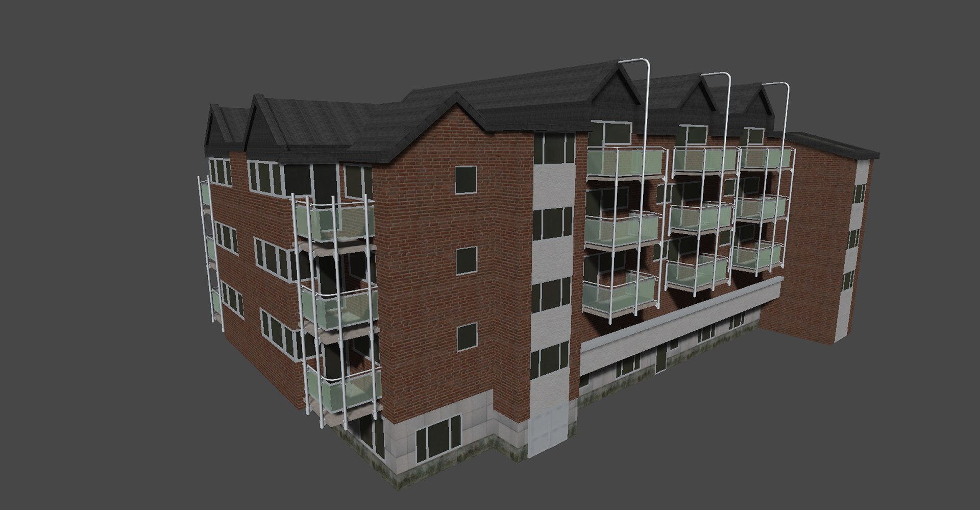 City houseblock 3D - TurboSquid 1626746