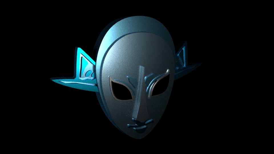 Zora mask zelda 3D model - TurboSquid 1627066