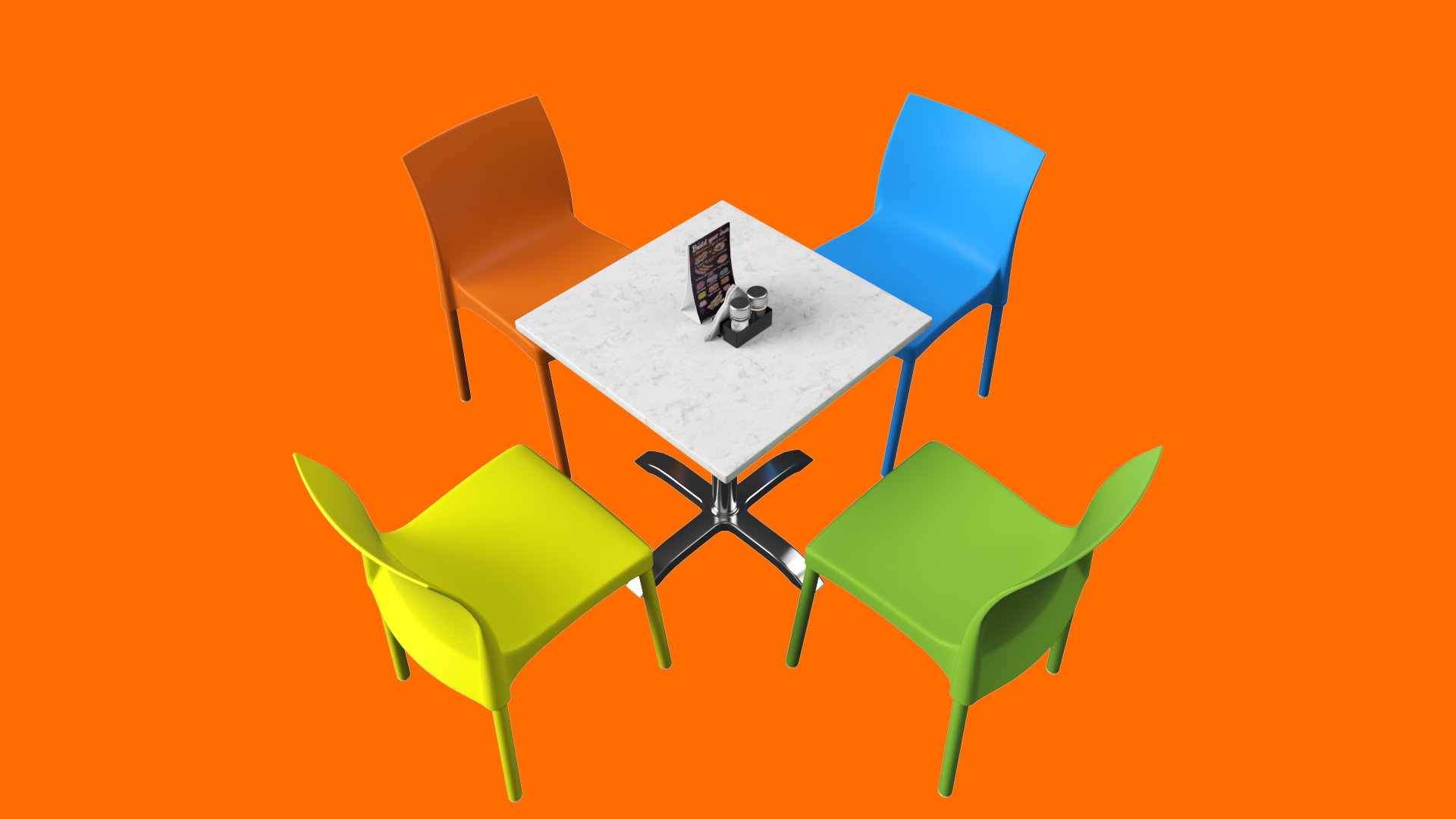 Table Set 3d Model Turbosquid 1627133