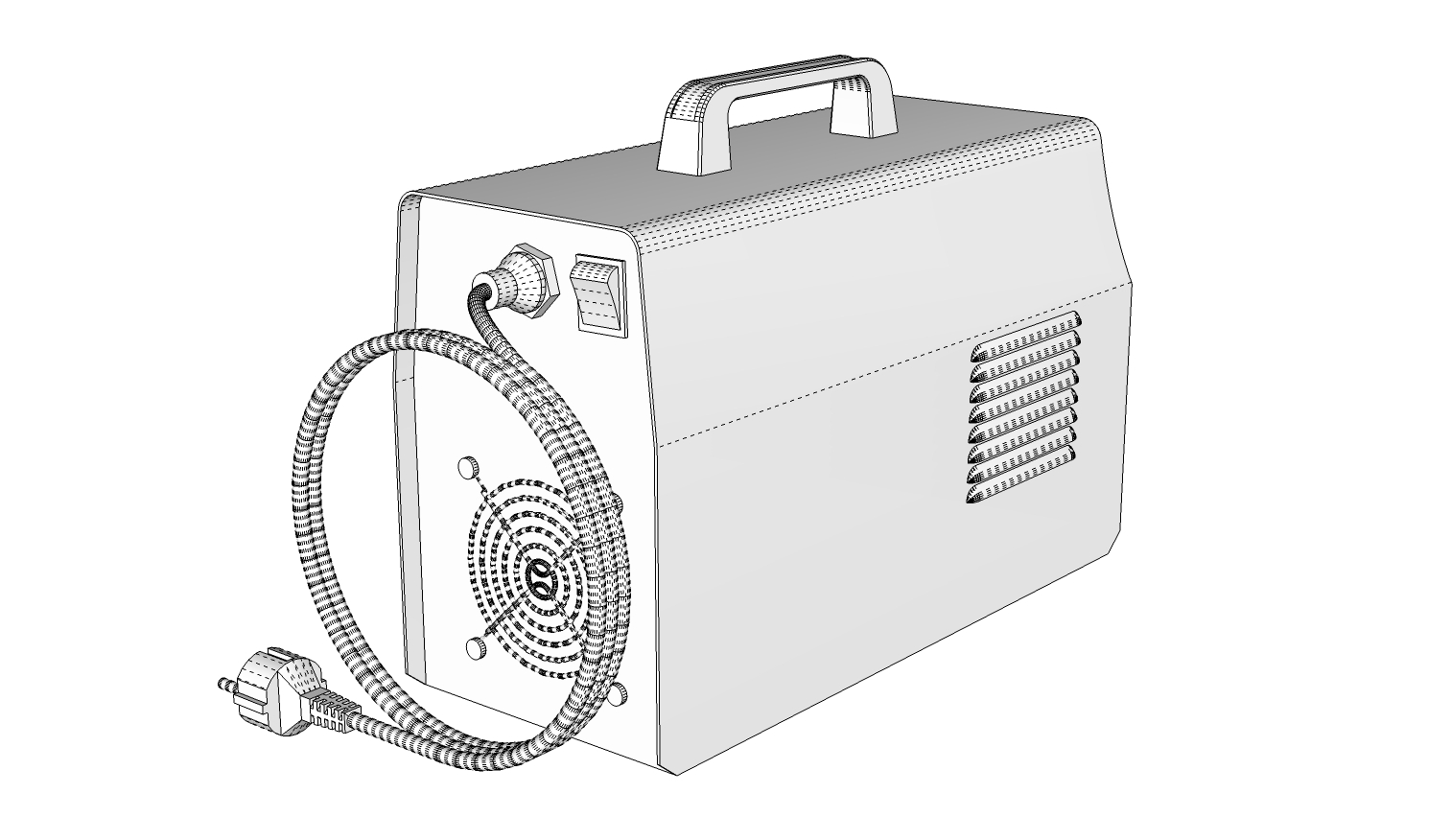 Máquina de solda Modelo 3D - TurboSquid 1330267