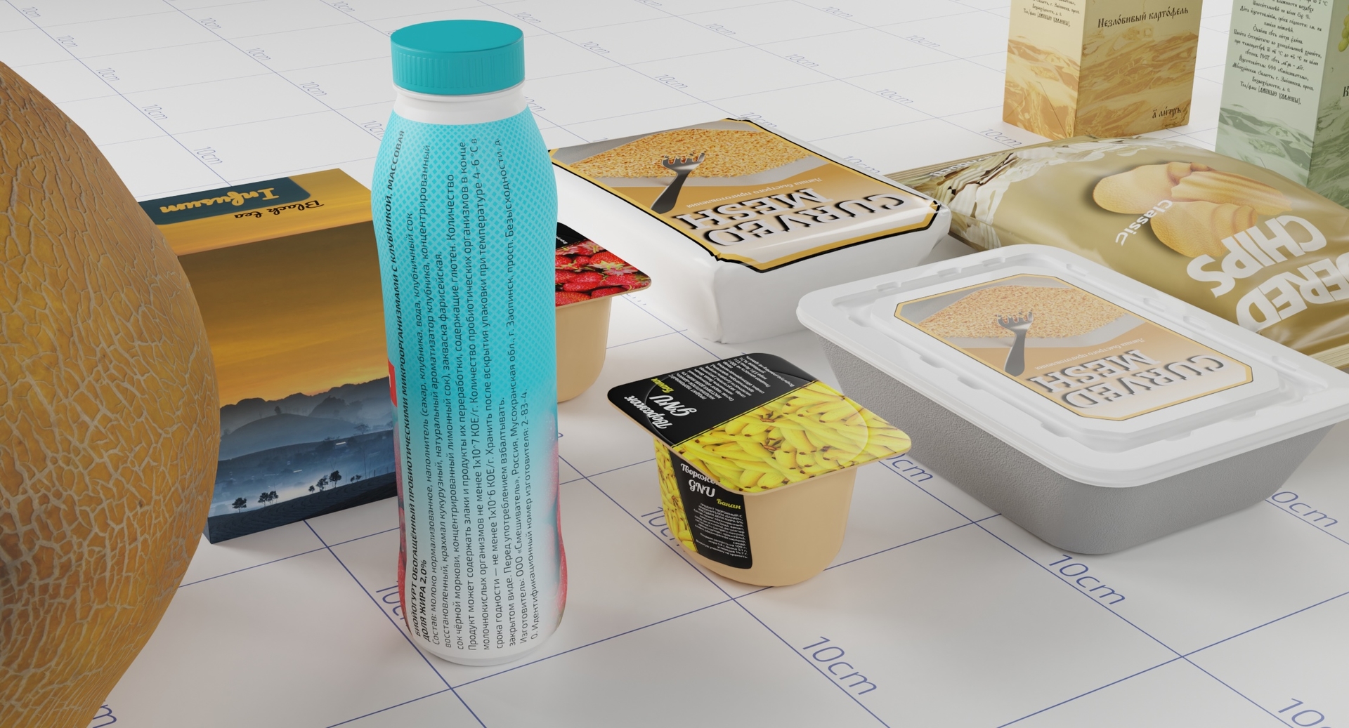 Food products 3D model - TurboSquid 1614198