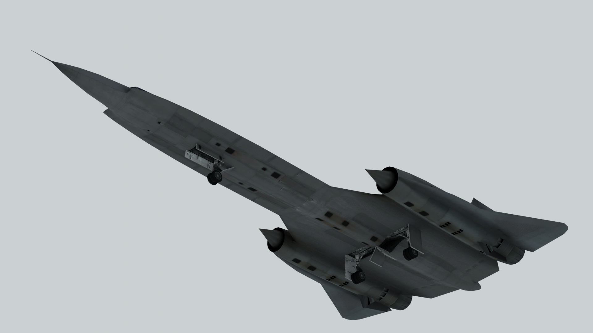 Lockheed yf-12a interceptor aircraft 3D model - TurboSquid 1627514