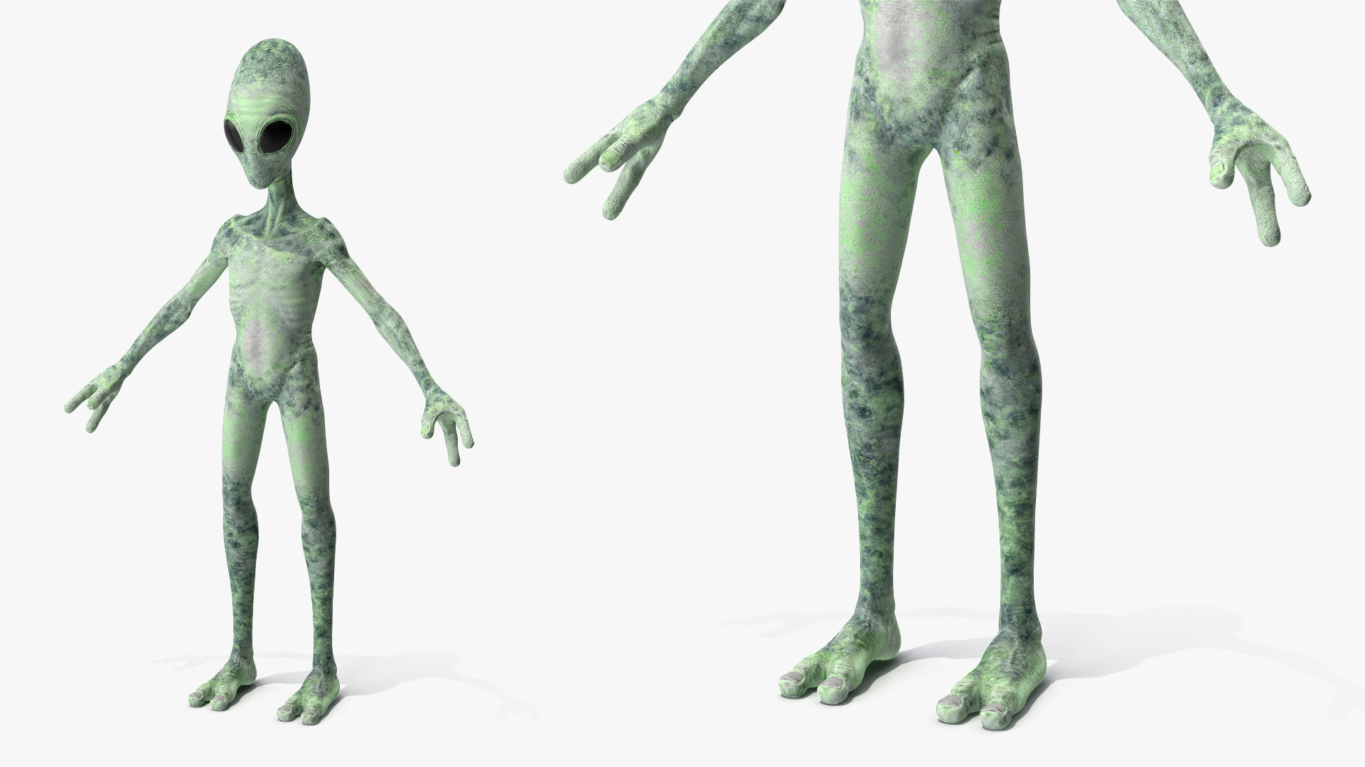 Grüne Alien neutrale Pose 3D-Modell - TurboSquid 1627711