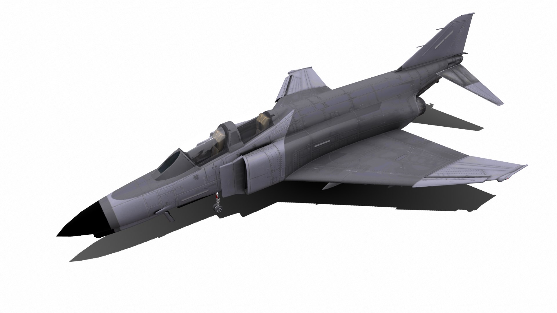 F-4 phantom fighter aircraft 3D model - TurboSquid 1627666