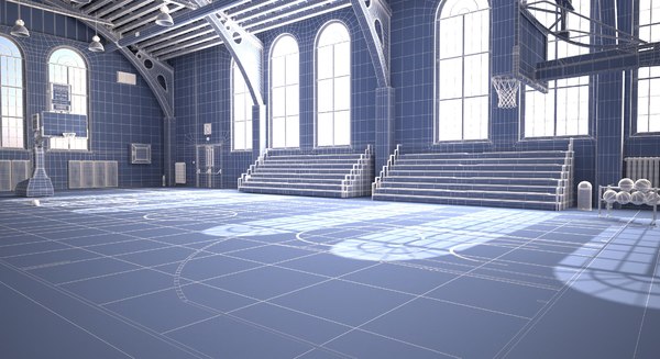 Gymnasium arena 3D model - TurboSquid 1627736