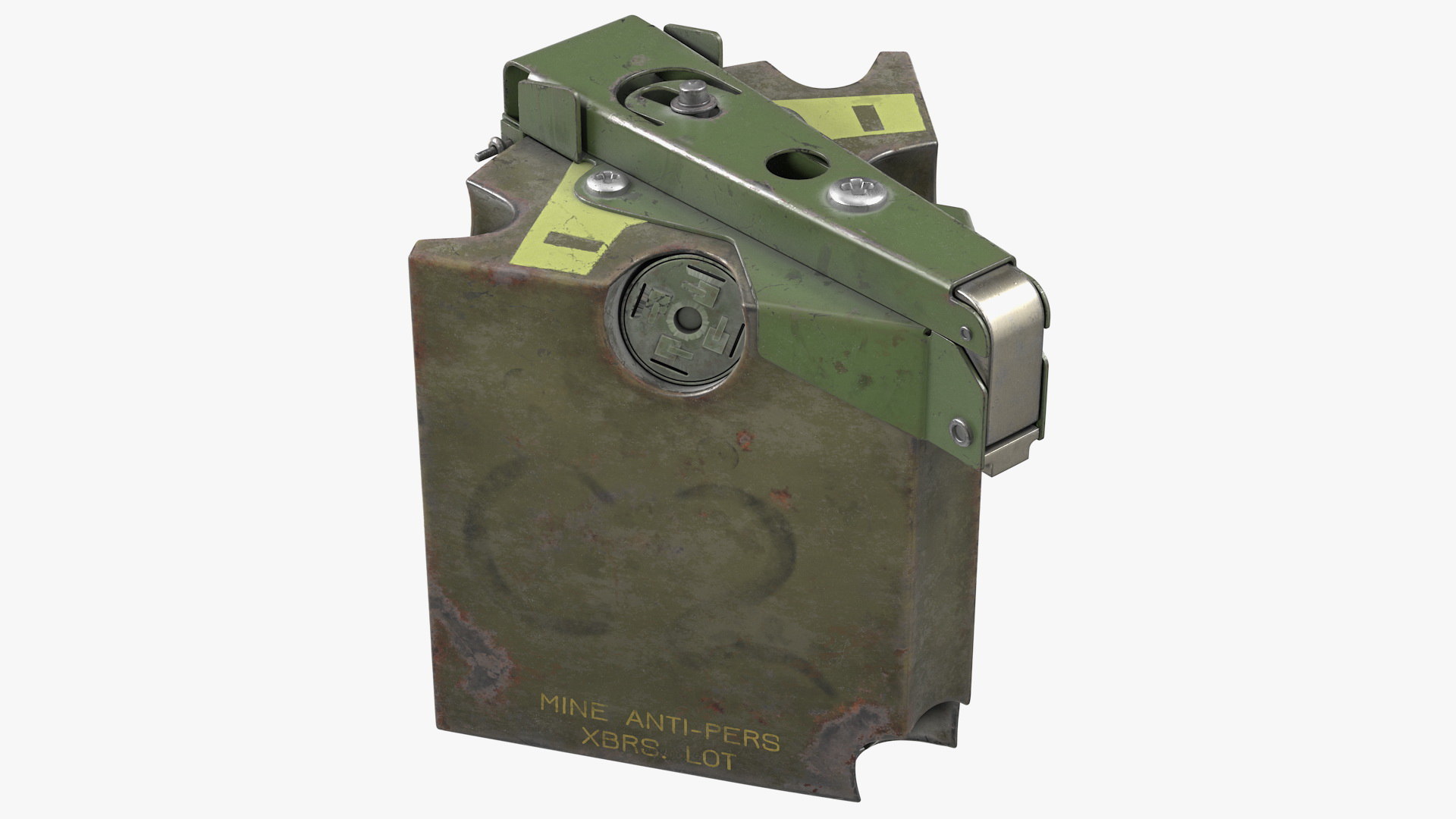 M86 pursuit deterrent munition 3D model - TurboSquid 1627802