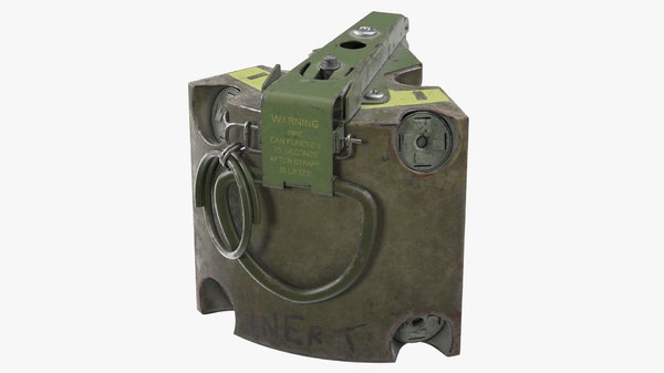 M86 pursuit deterrent munition 3D model - TurboSquid 1627802