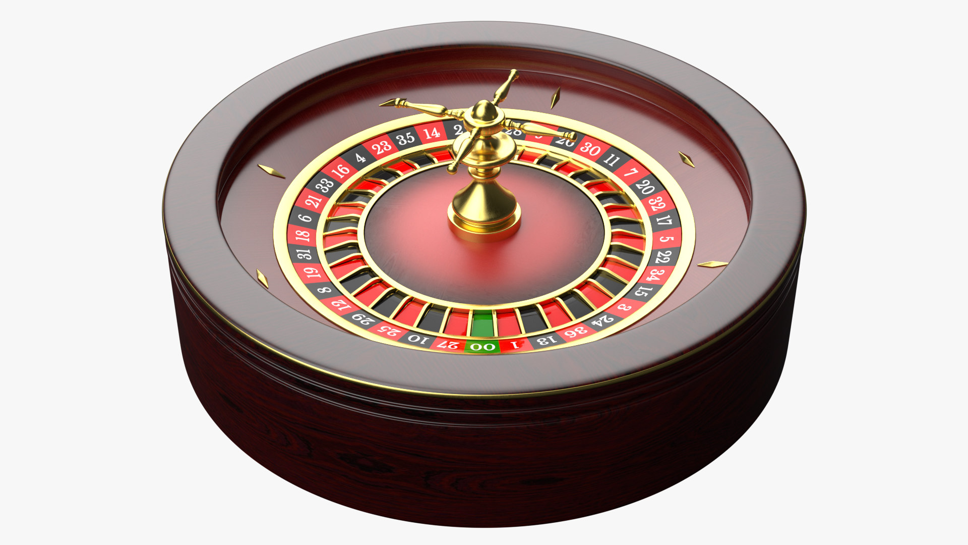 Roulette wheel model - TurboSquid 1627862